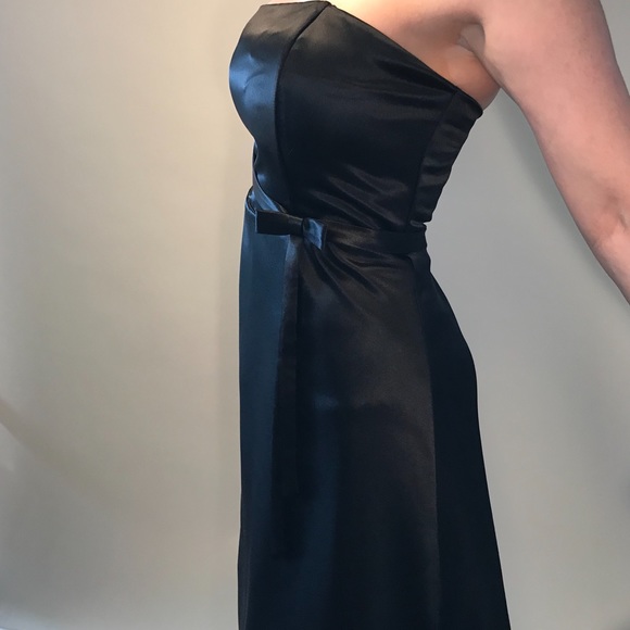 Fiesta | Dresses | Strapless Satin Short Prom Dress | Poshmark